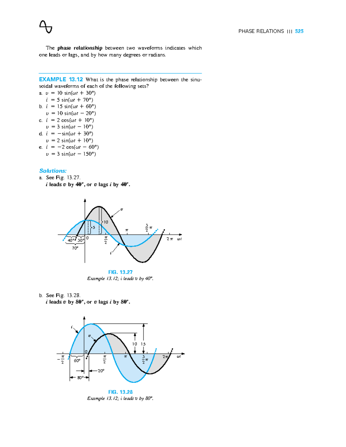 Electronics-60 - Electronics - PHASE RELATIONS 525 The phase ...