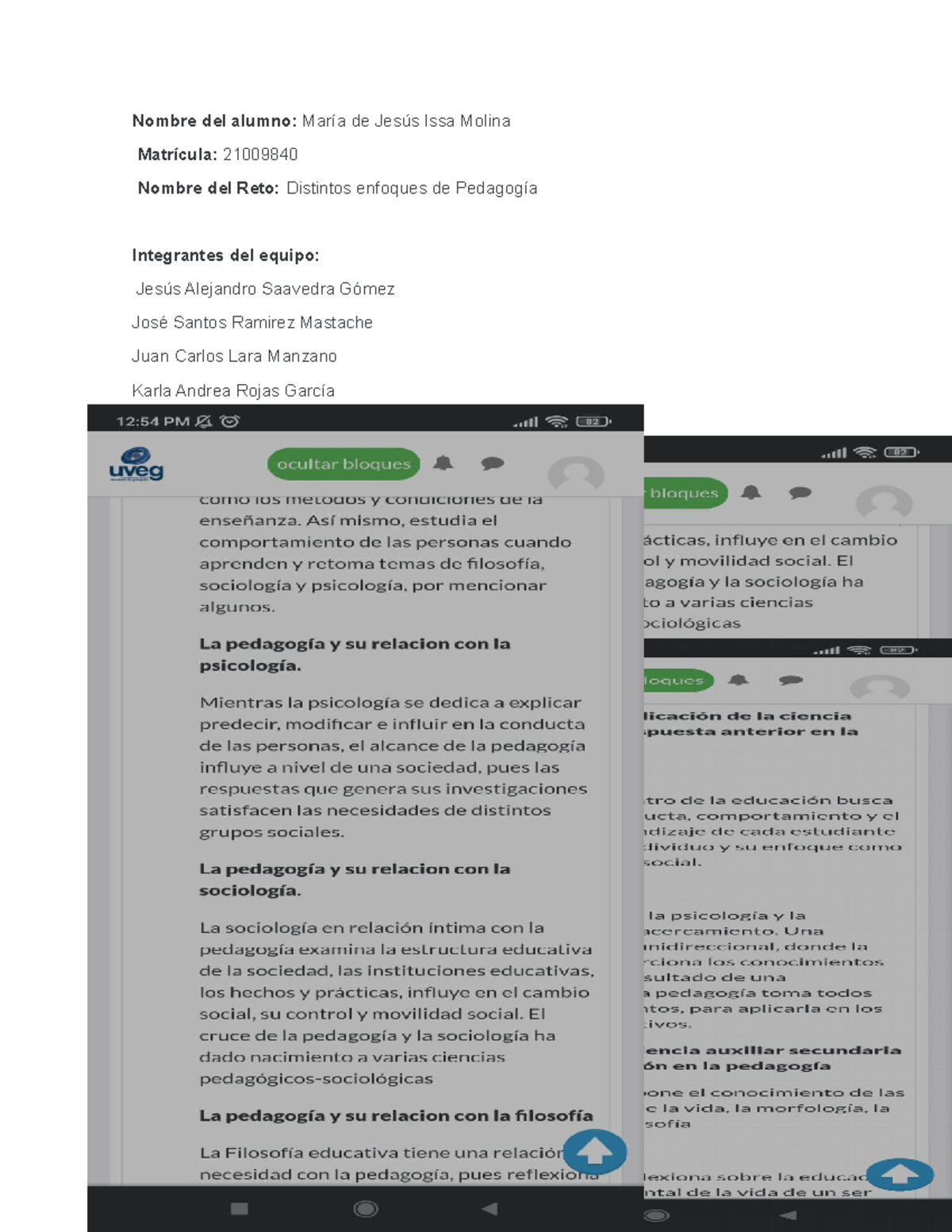 Issa Maria R2 U1 - Aquí está esto - Nombre del alumno: María de Jesús ...