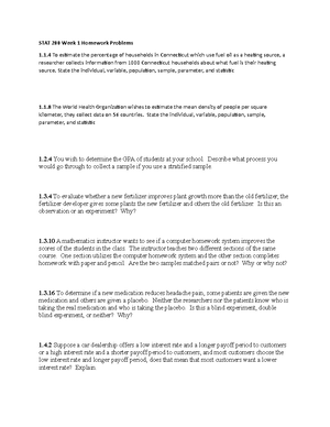 Stat200 - study question 10 - STAT 200 - UMGC - Studocu