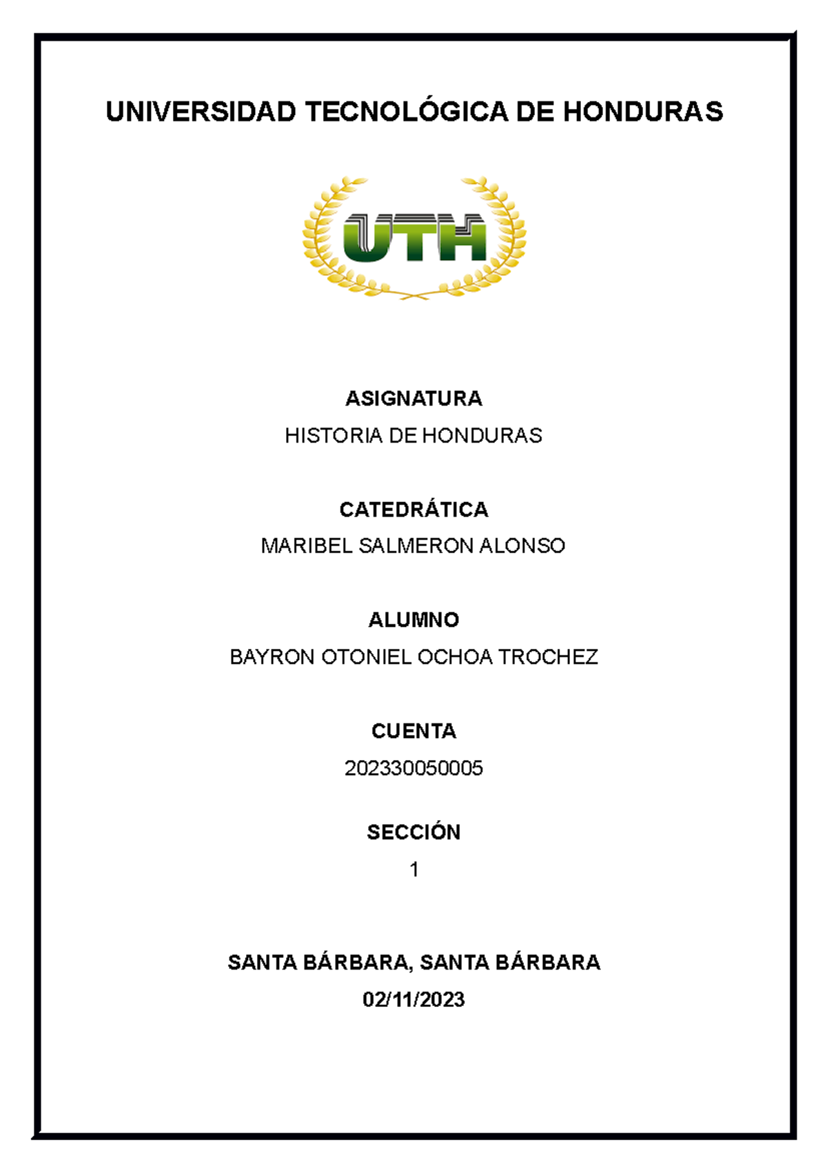 UTH Tarea DEL Libro Capitulos 1-2-3-4-5-6-7 - UNIVERSIDAD TECNOLÓGICA DE HONDURAS ASIGNATURA ...