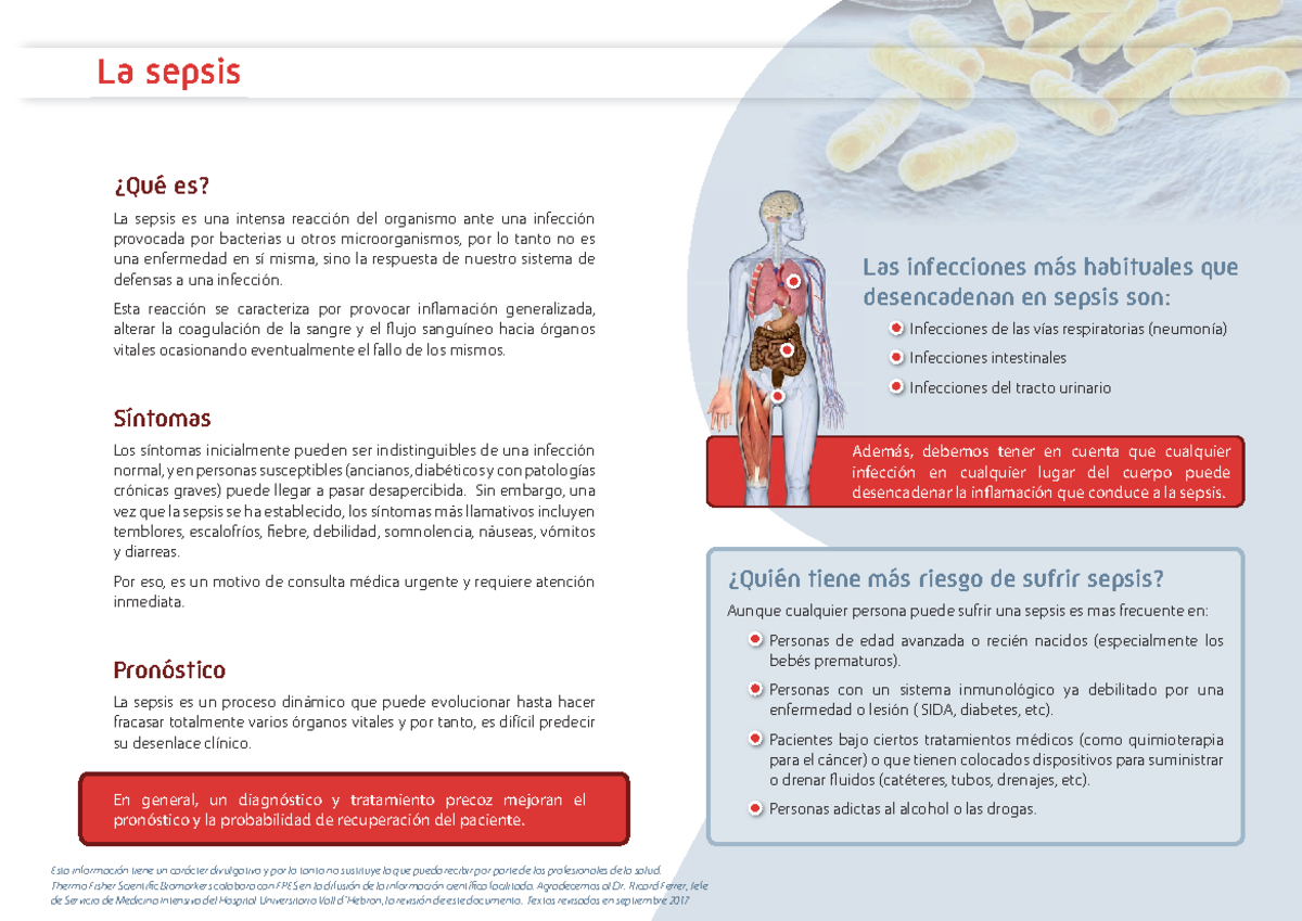 Que es la sepsis 1 - La sepsis ¿Qué es? La sepsis es una intensa ...