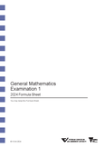 General Maths Unit 3 and 4 - Grade: 12 - Victorian Certificate of ...