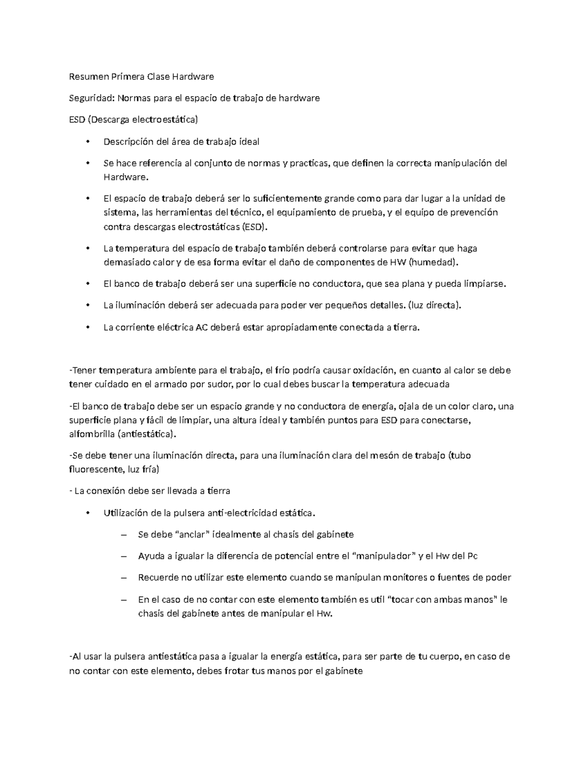 Resumen Primera Clase Hardware - Resumen Primera Clase Hardware ...