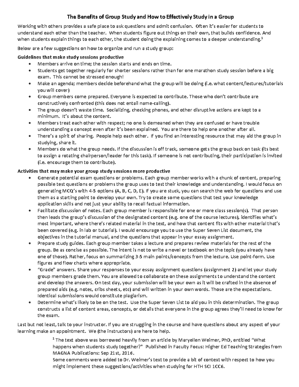 The Benefits of Group Study and How to Effectively Study in a Group ...