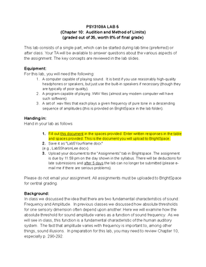 Lab - Lab Report - Experiment 1 Results (3 marks) Trial 1 Trial 2 Trial ...