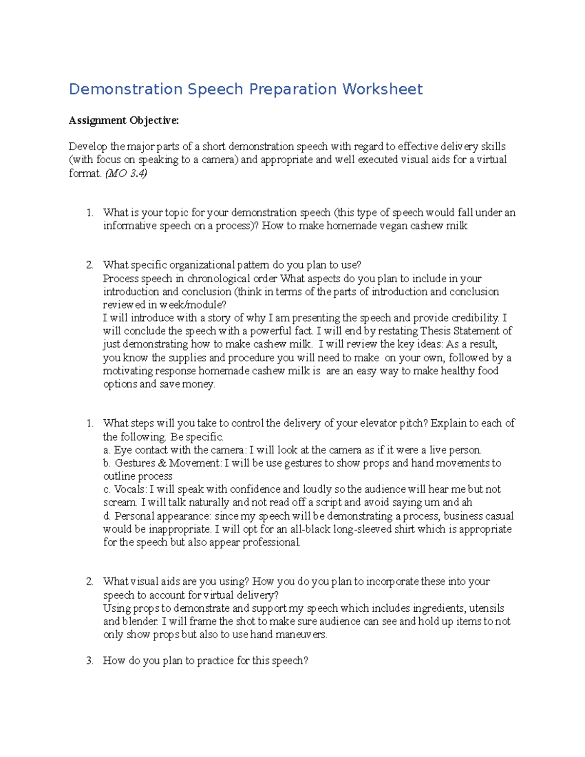 Journalismexam guide 11042022 - Demonstration Speech Preparation ...