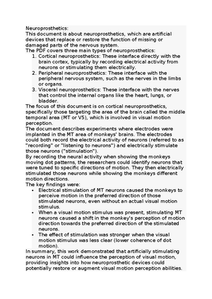GEX Brain mapping - lecture notes - GEX Brain mapping The PDF covers ...