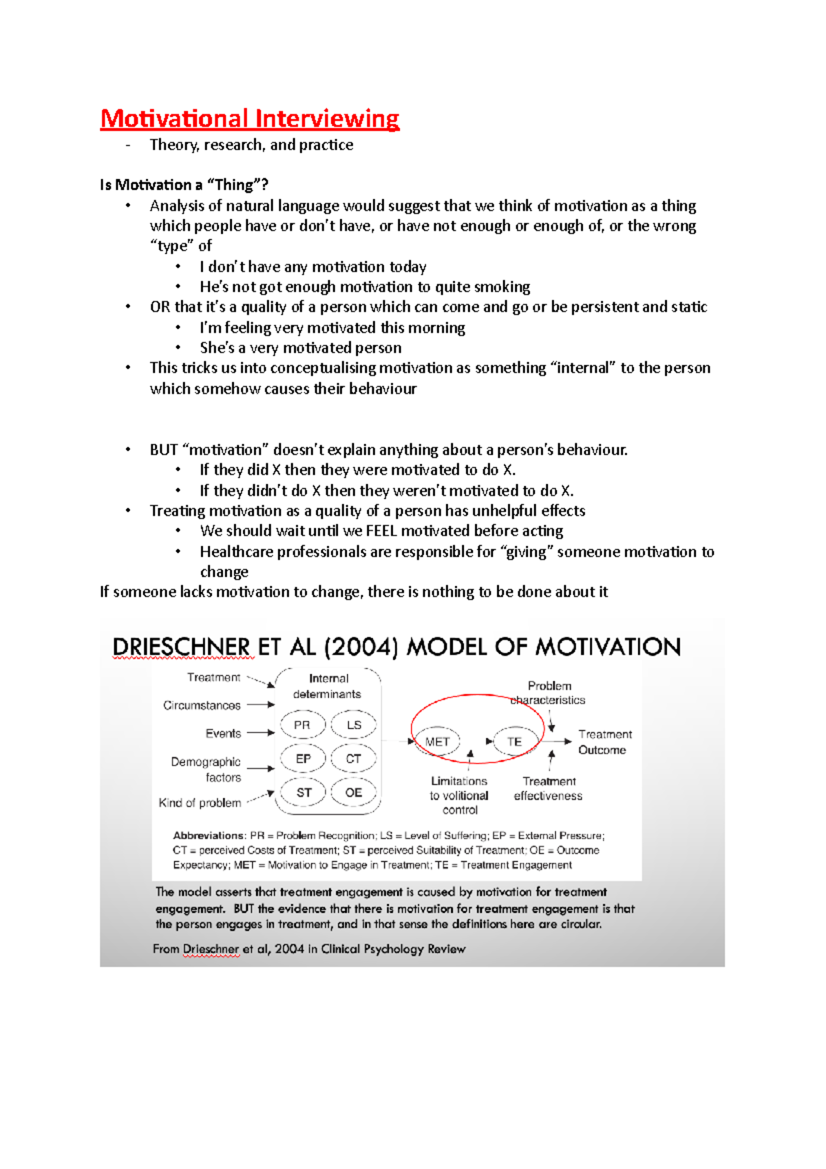 Motivational Interviewing - Motivational Interviewing Theory, research ...