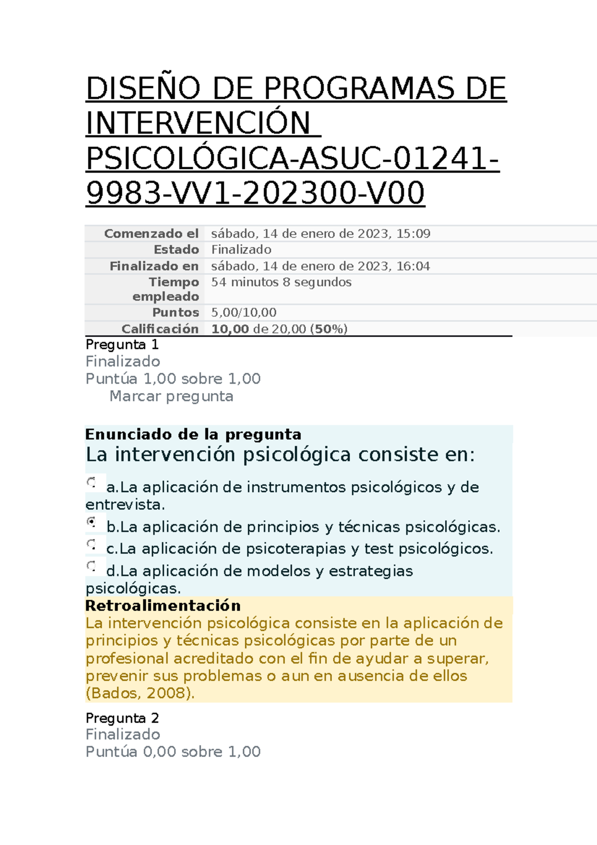 1 EVAL Diseño DE Programas DE Intervención Psicológica - DISEÑO DE ...