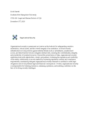 CYB 230 Mod 5 Lab Scott Garrett - CYB 230 Module Five Lab Worksheet ...