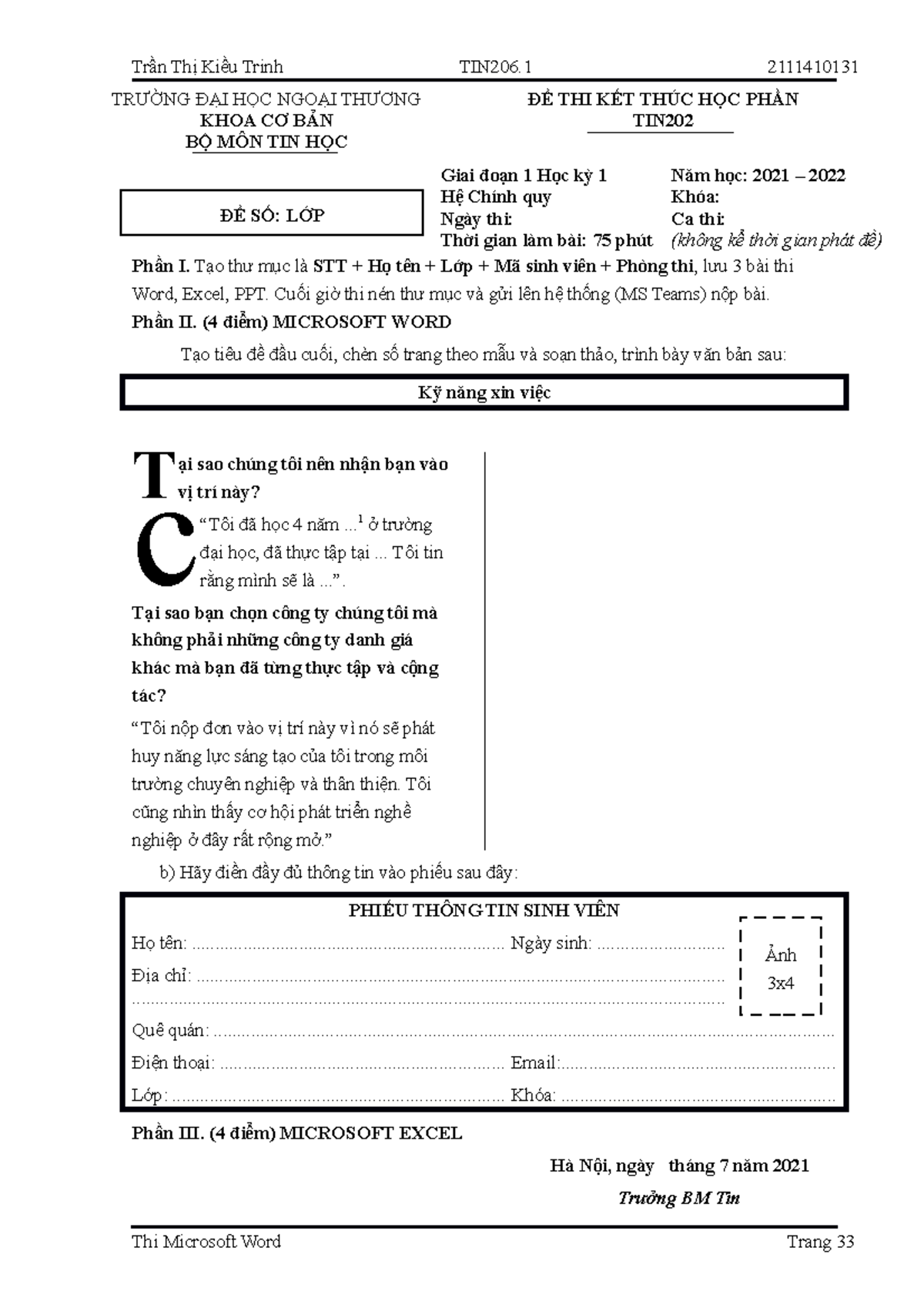 C26 ĐỀ 1-7 - Lấy cảm hứng từ vẻ đẹp tự nhiên đầy biến hóa của khói và đá, cùng đam mê với - Trần ...