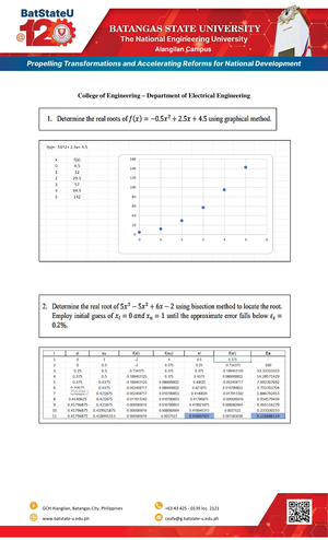 FT Problem Set 02 Basic Methods for Making Economy Studies - ES 181 – a ...