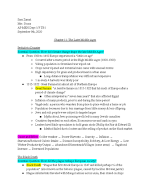 AP Euro Fin de Siècle Notes - AP Euro Fin de Siècle Notes (1880-1914 ...