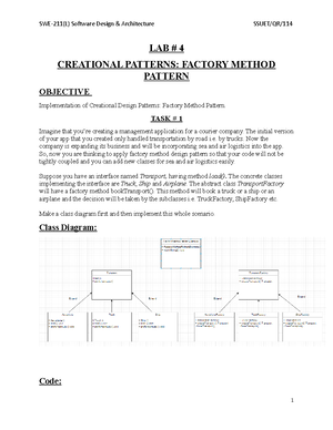 Lab#10[edit] - SWE-208: Software Design and Architecture SSUET/QR/ LAB ...