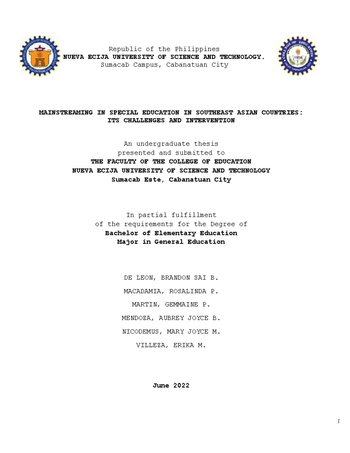 RB-revised- Thesis - free - Republic of the Philippines NUEVA ECIJA ...