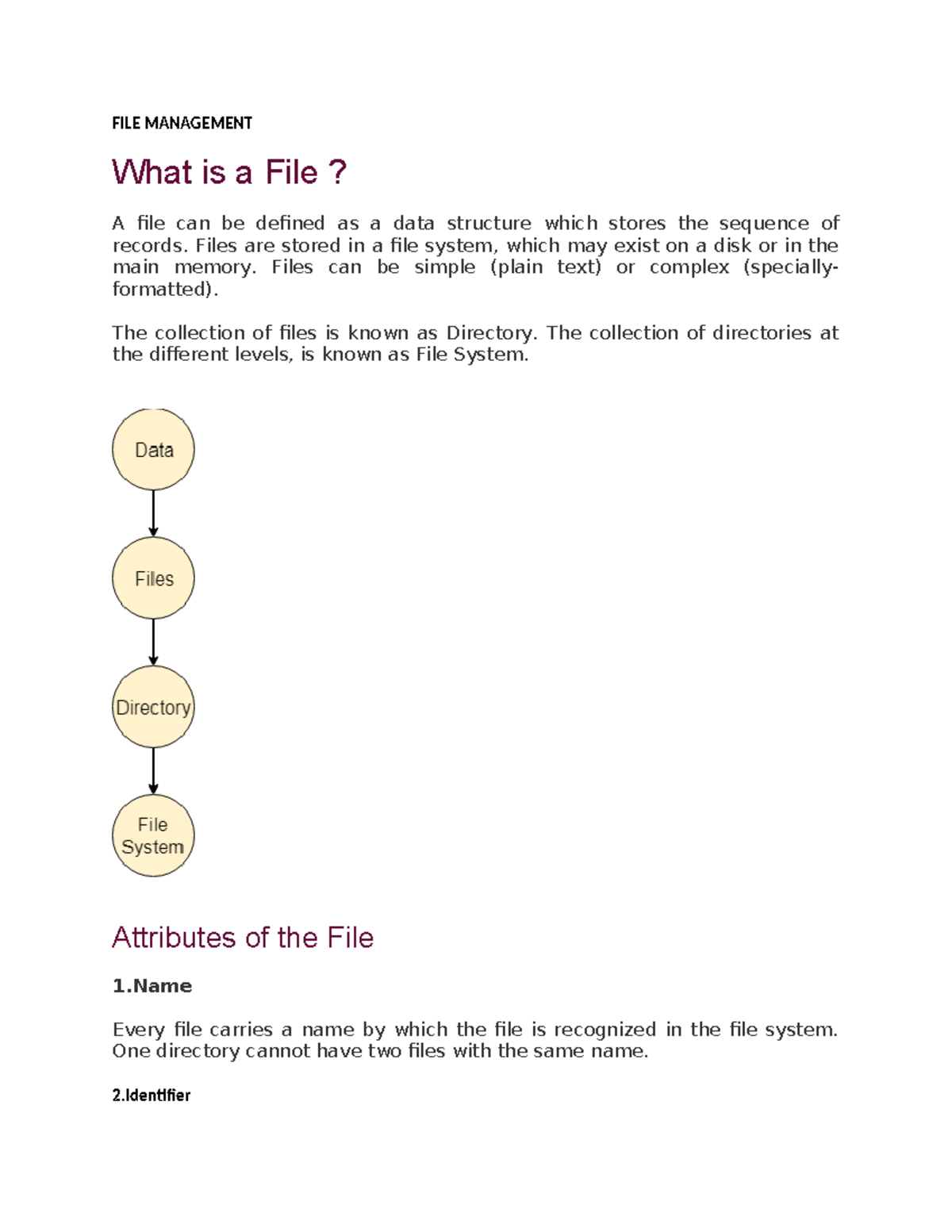 Session 5 start - ICS 2109: COMPUTER OPERATING SYSTEMS - FILE ...