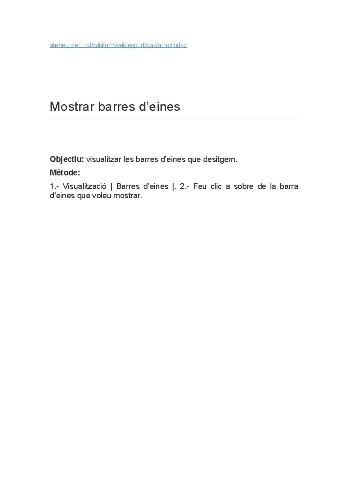 Excel - actic 3 - ateneu.xtec/wikiform/wikiexport/pas/actic/index ...