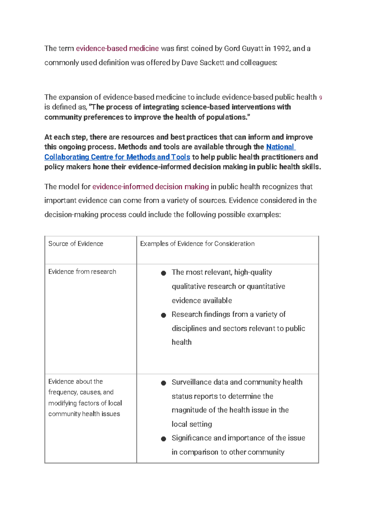 6s pyramid - Hhehe - The term evidence-based medicine was first coined ...