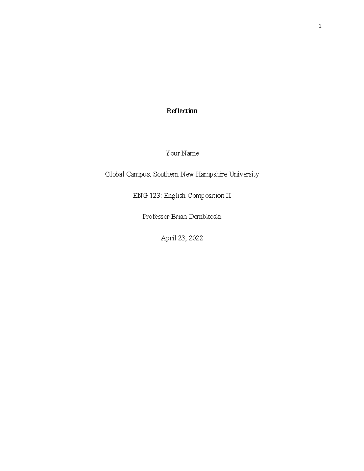 8-3 Project Three Reflection - Your Name - Reflection Your Name Global ...