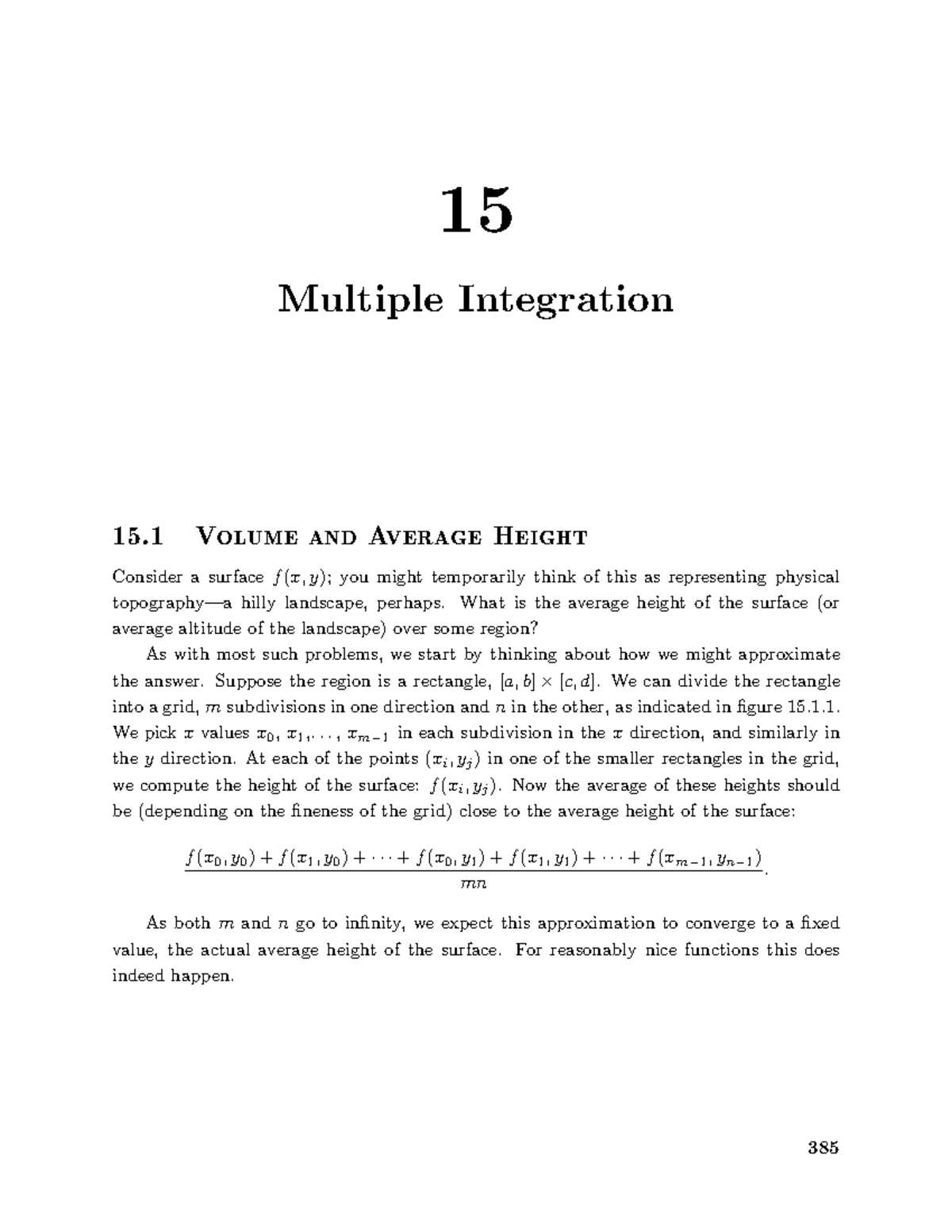 Multivariable 15 Multiple Integration - 15 Multiple Integration 15 ...