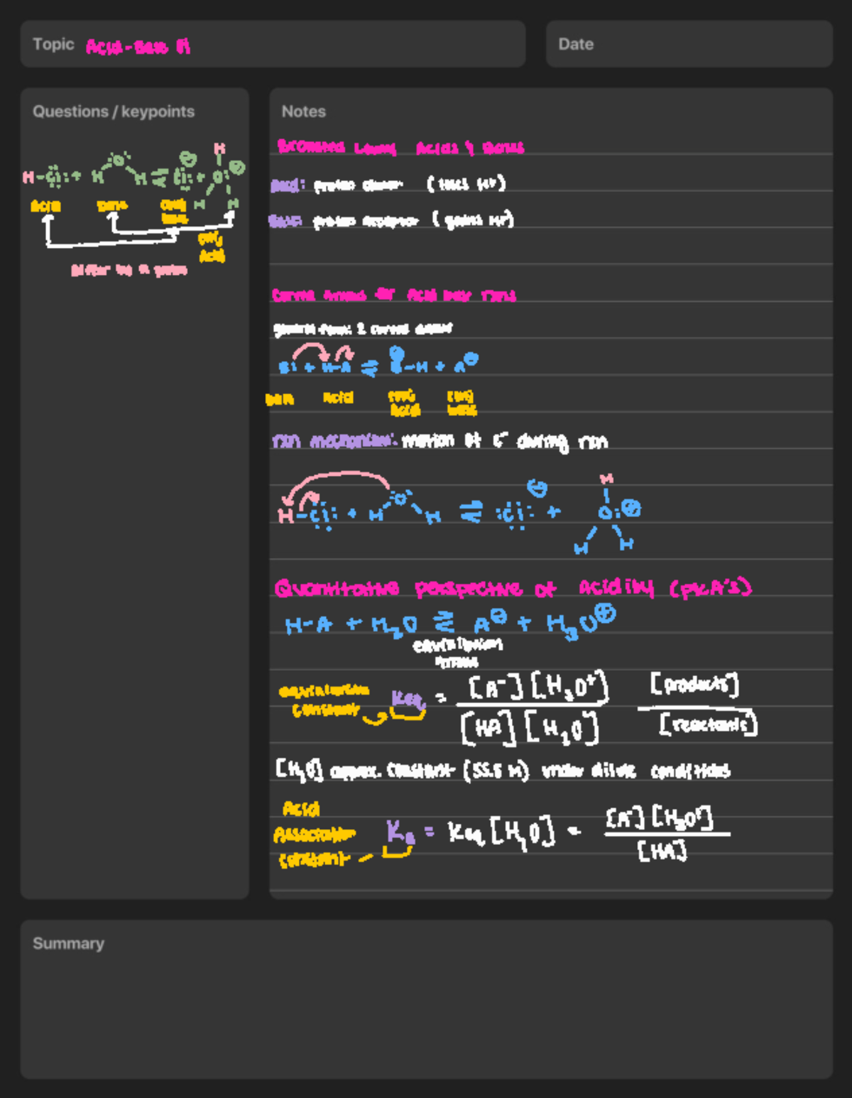 Acid Base 01 - Allegra Liberman Martin - Acid-Base Ol co: " Bronsted ...