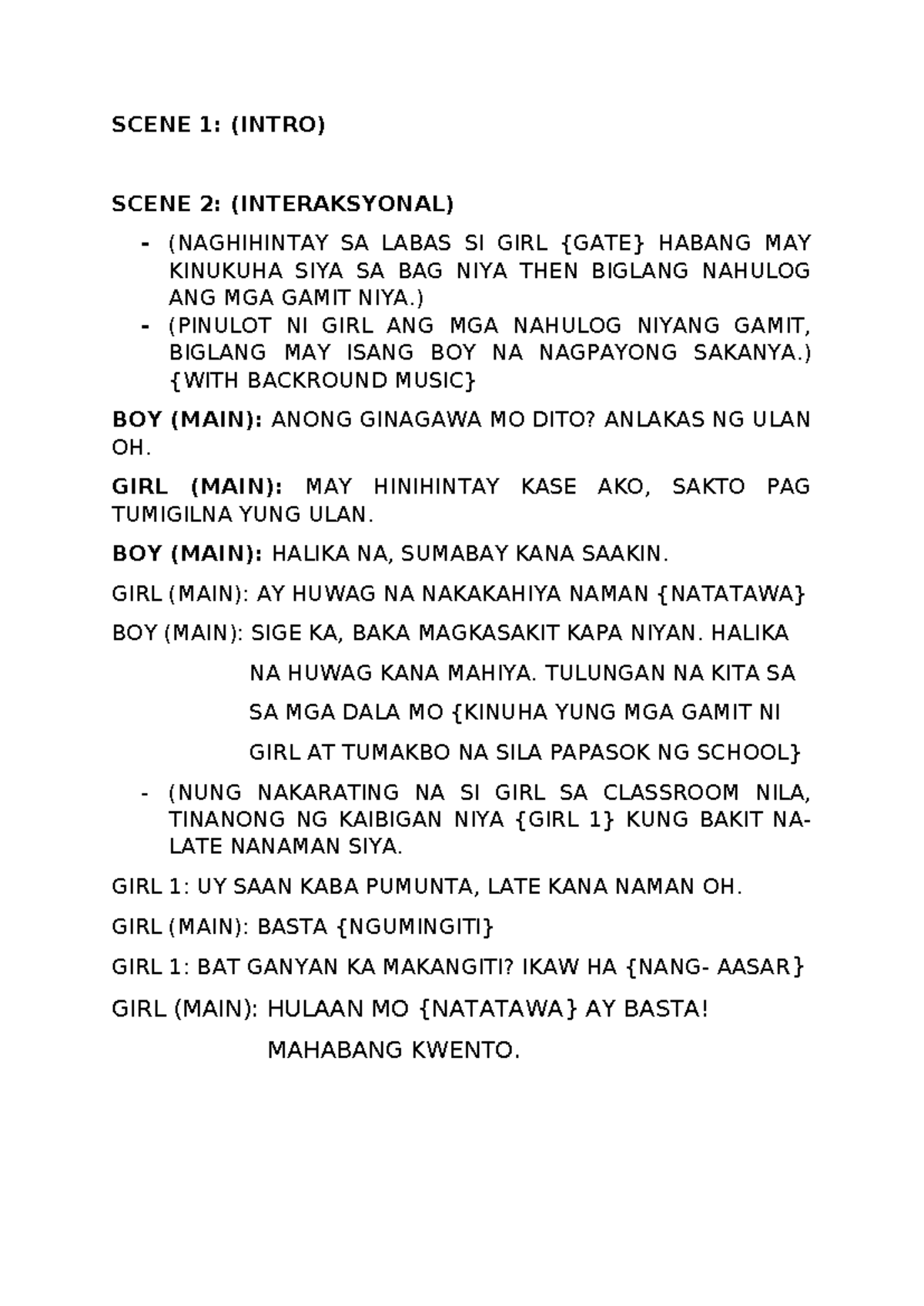 Script kpswkp - SCENE 1: (INTRO) SCENE 2: (INTERAKSYONAL ...