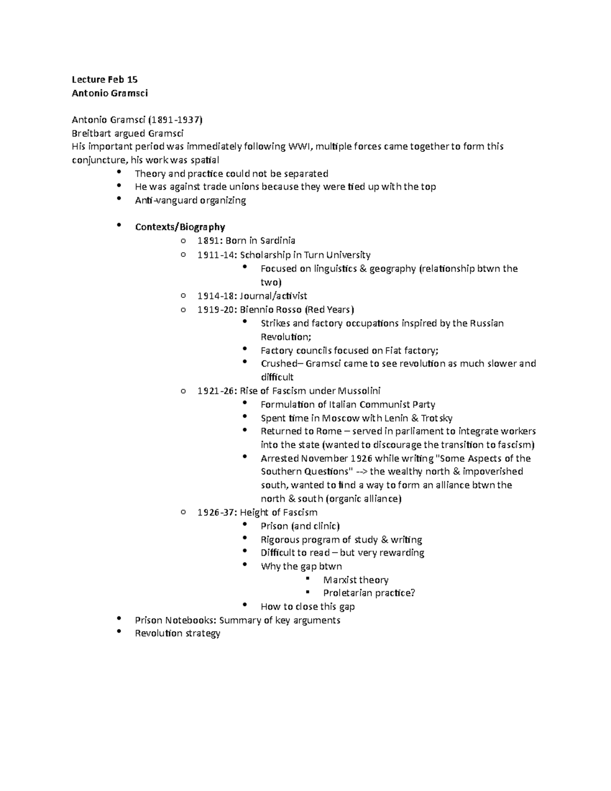 Lecture Feb 15 - Global Development 100D, Geography 100; Prof. Gillian ...