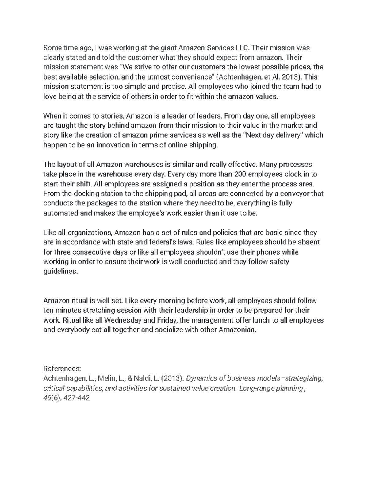 Untitled document TERM4 - Some time ago, I was working at the giant ...