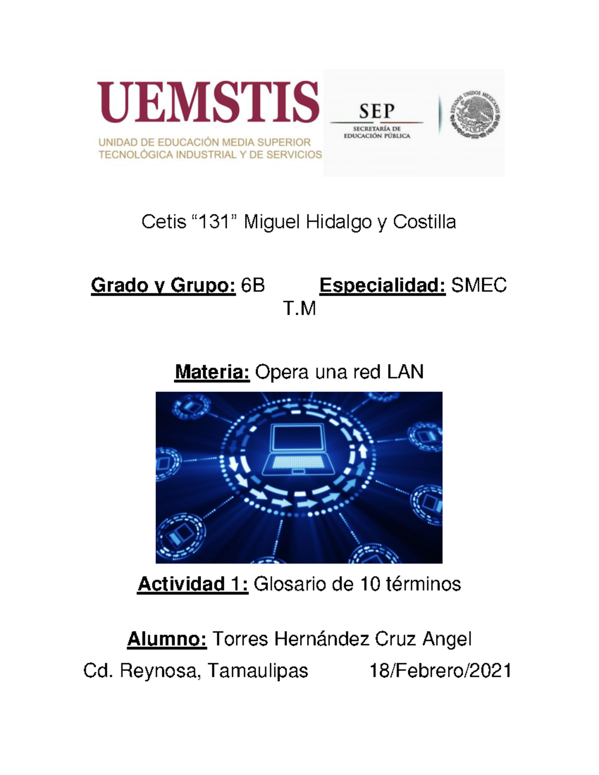 Actvidad 1. Glosario (10 terminos) - Cetis