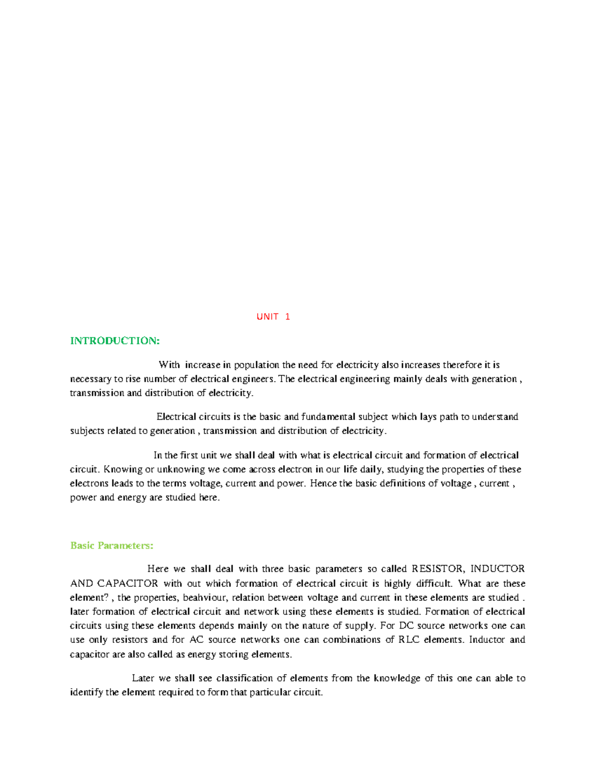 EC Electromagnetic Compatibility - UNIT 1 INTRODUCTION: With increase ...