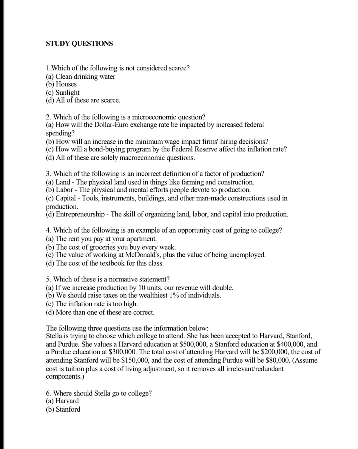 Principles of Economics - EC 2123 - Studocu