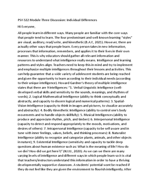 COM 127 Mod 7 Discussion - COM-127 Module 7 Discussion: Effects of ...