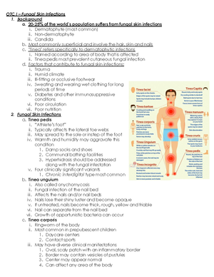 OTC Exam 2 - PART 2 - comprehensive lecture notes on OTC topics ...