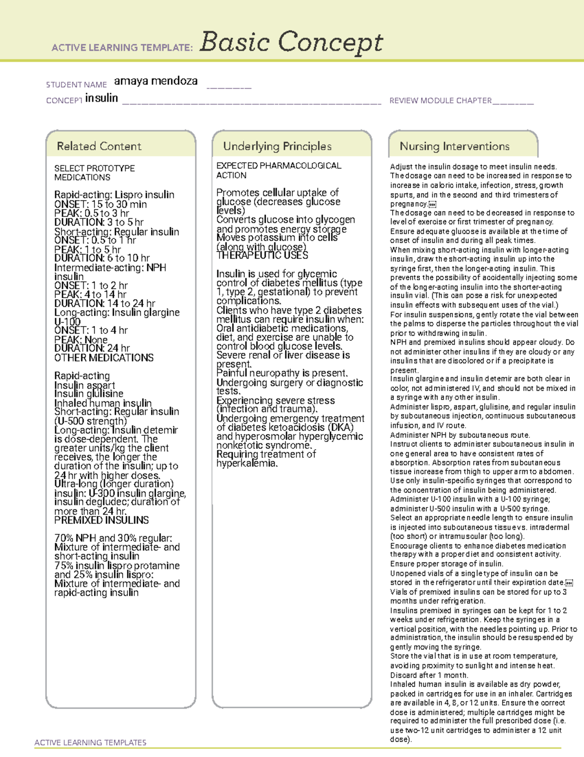 Atipedspracticea 2 - ati - NURS 375 - ACTIVE LEARNING TEMPLATES Basic ...
