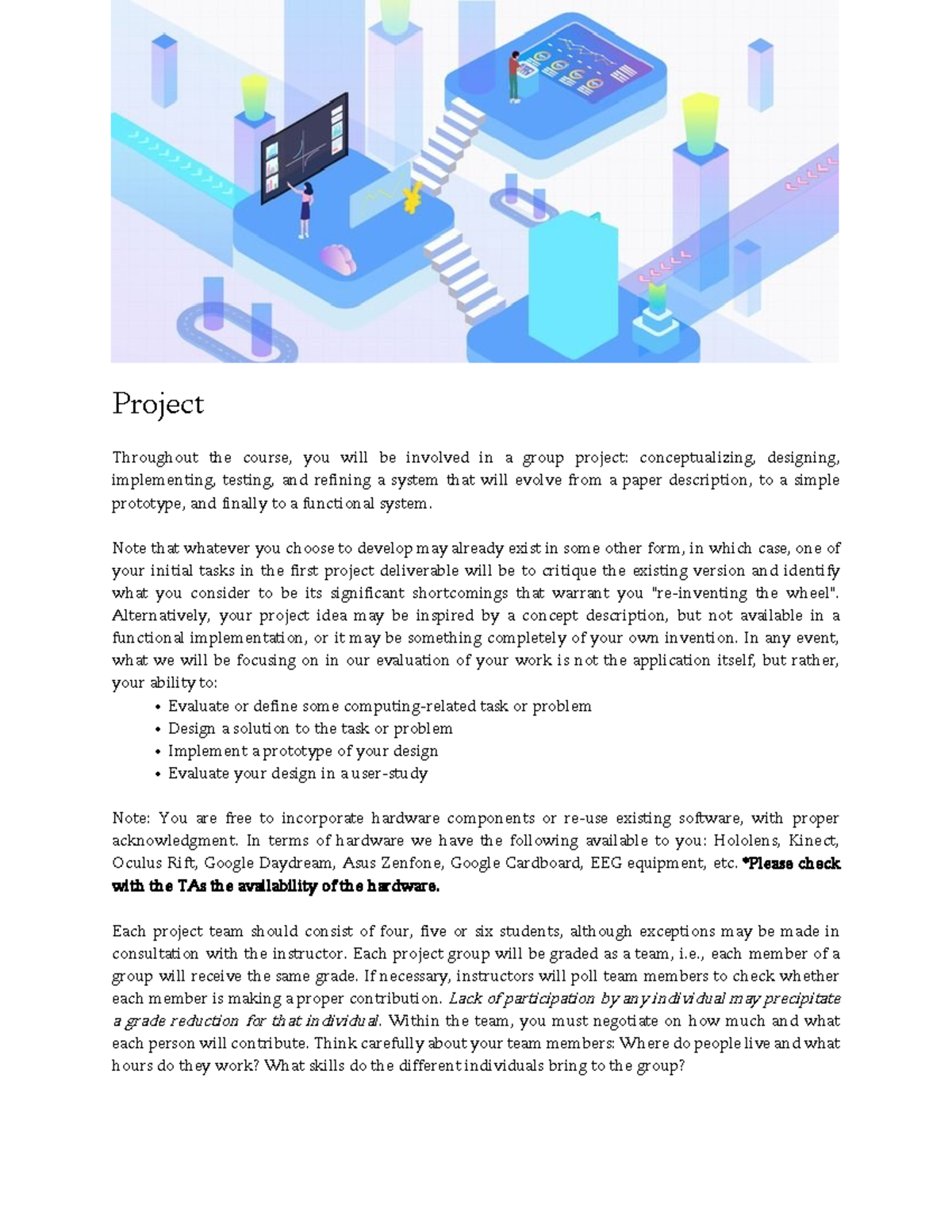 Project F2023 - Project Throughout the course, you will be involved in ...