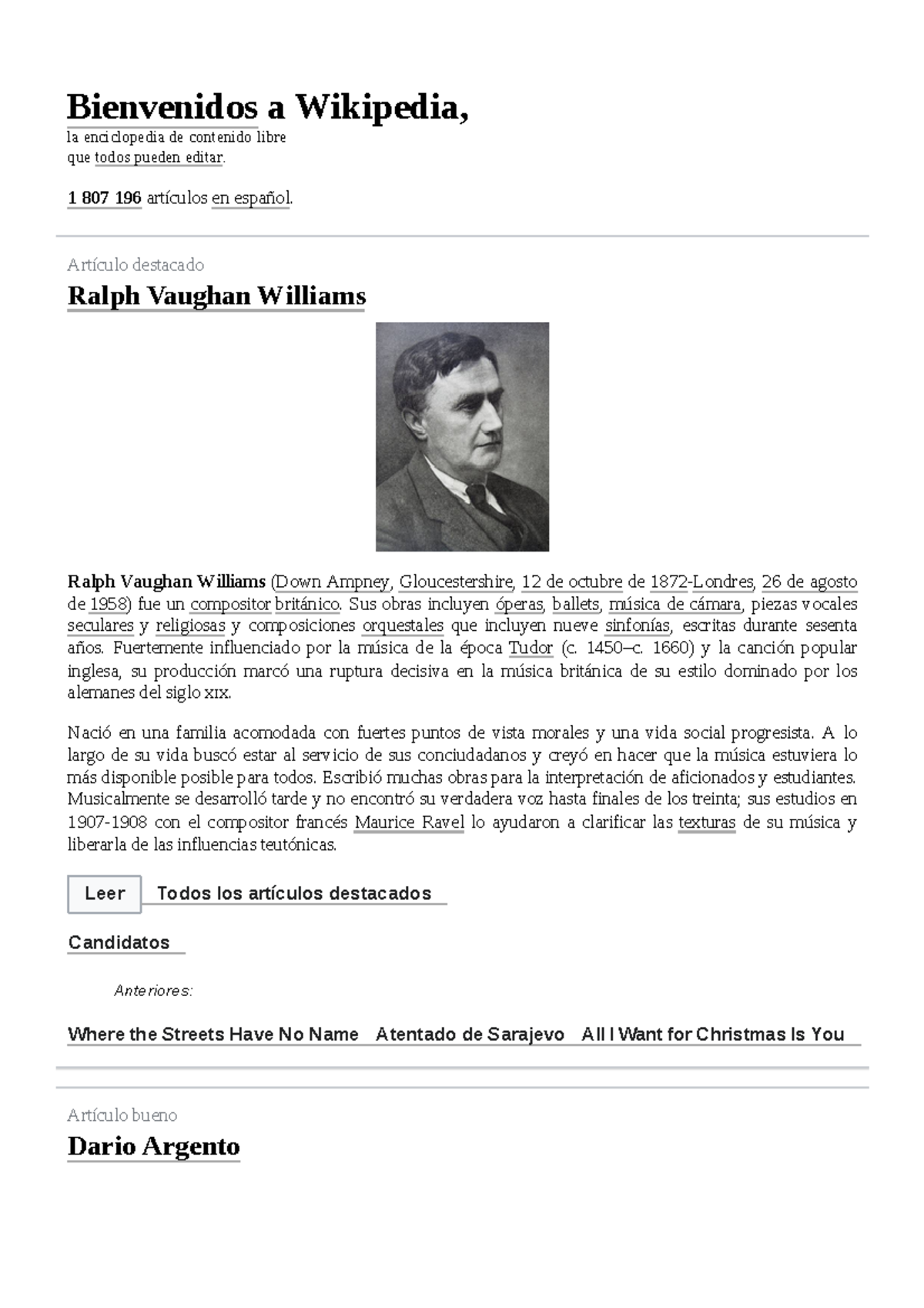 Wikipedia Portada - Es una página web que permite la creación y edición ...