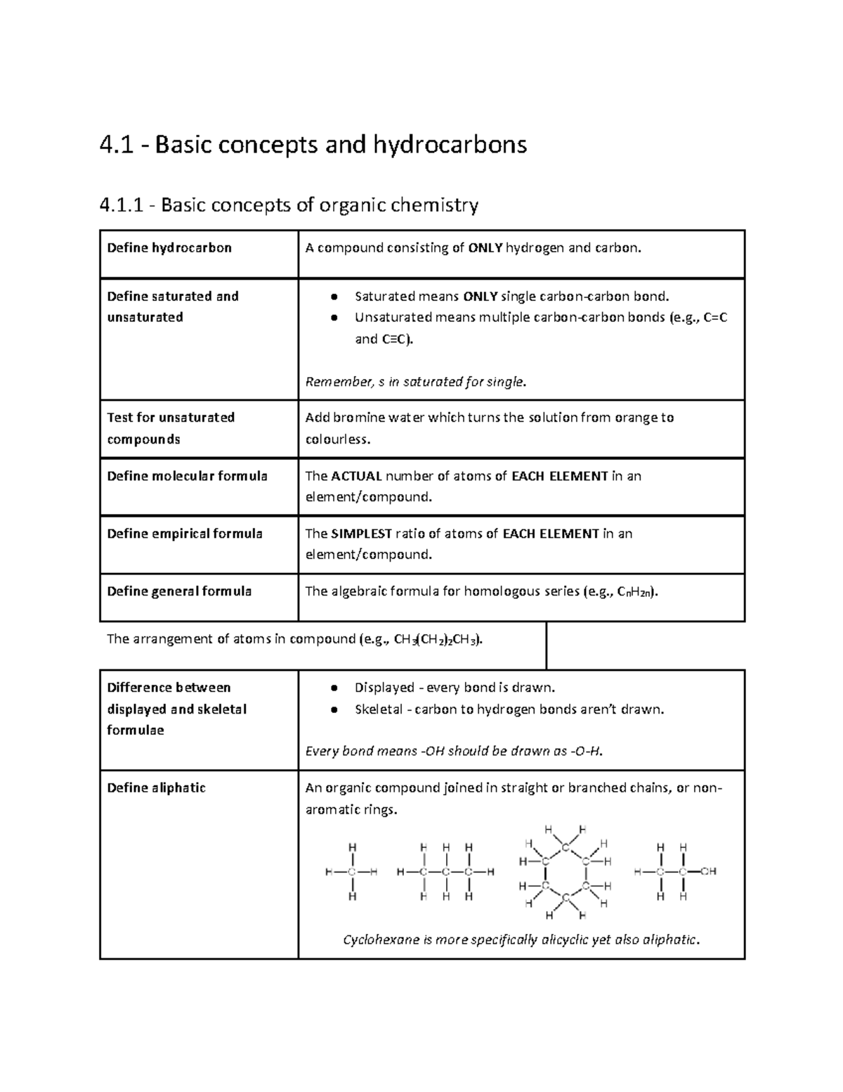 Flashcards - Really condensed A* notes - 4 - Basic concepts and ...