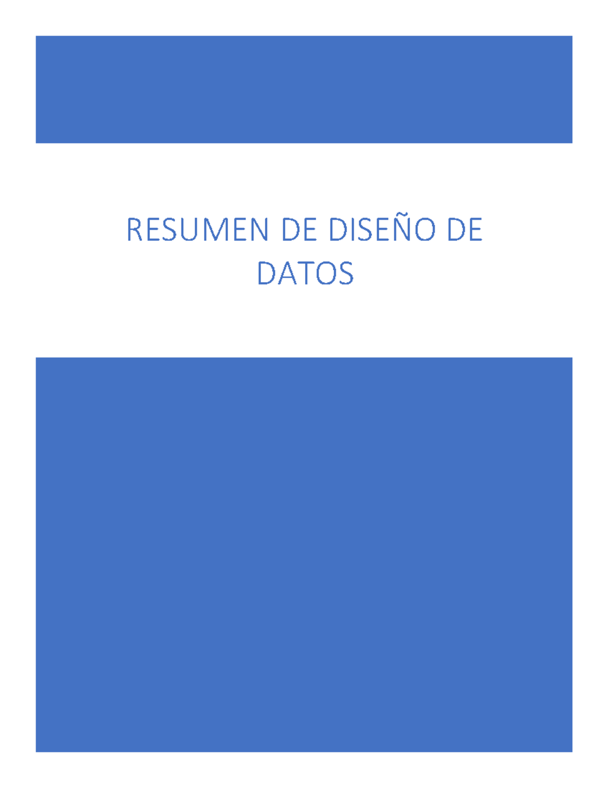 Resumen de diseño de datos - RESUMEN DE DE DATOS Unidad 13: al de Datos ...