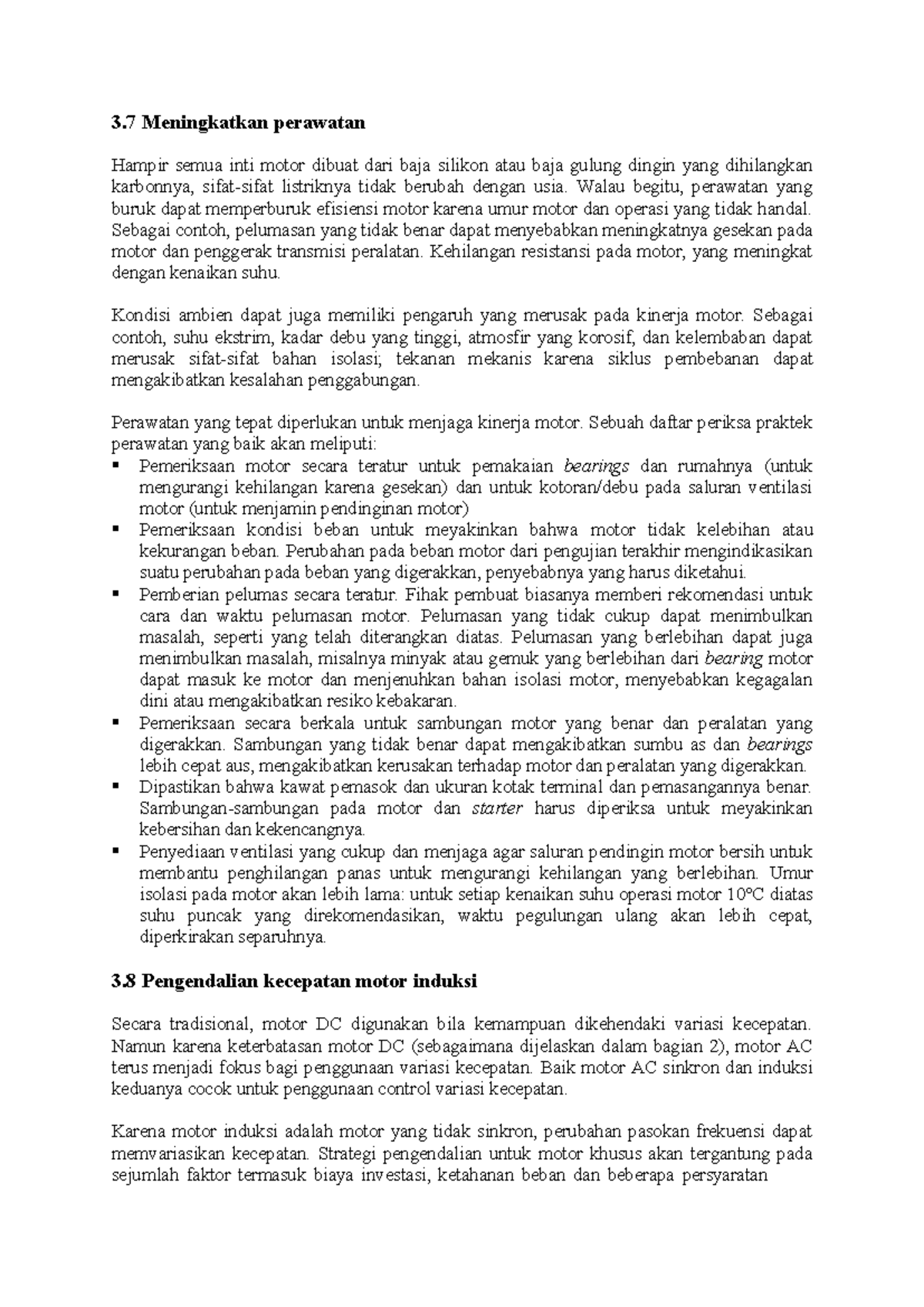 Modul Motor Listrik 8 - Meningkatkan perawatan - 3 Meningkatkan ...