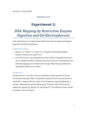 Ex 6 - Report - Chemistry 315 Experiment 6: Experiment title here Ben ...