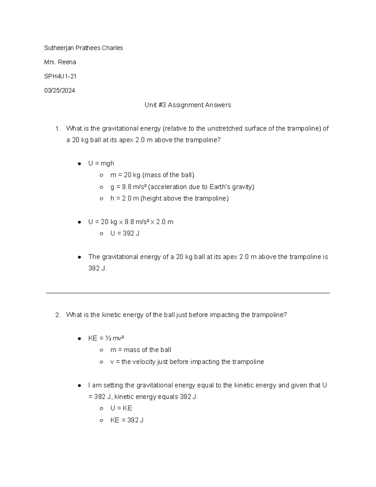 Sutheerjan Prathees Charles - Unit #3 Assignment - Sutheerjan Prathees ...