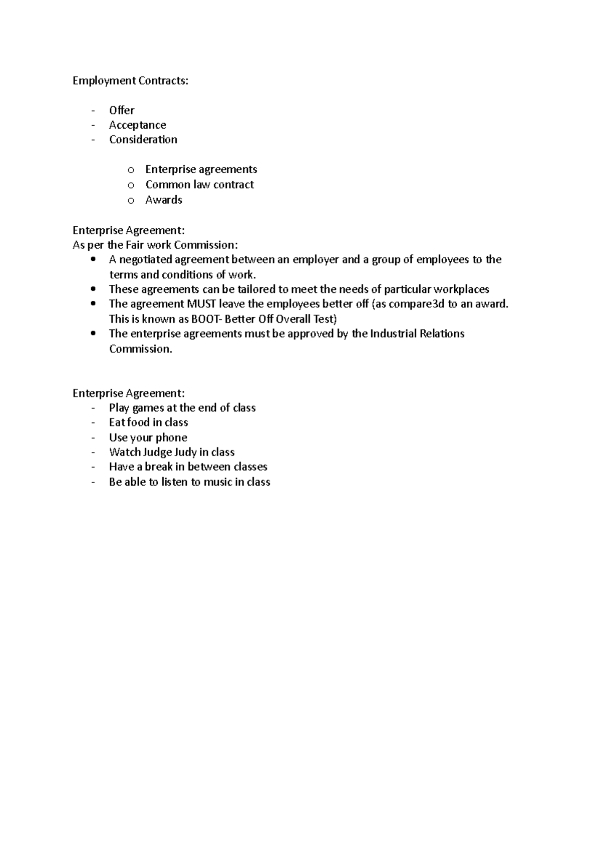 Employment Contracts - This is a detailed and highly informative ...