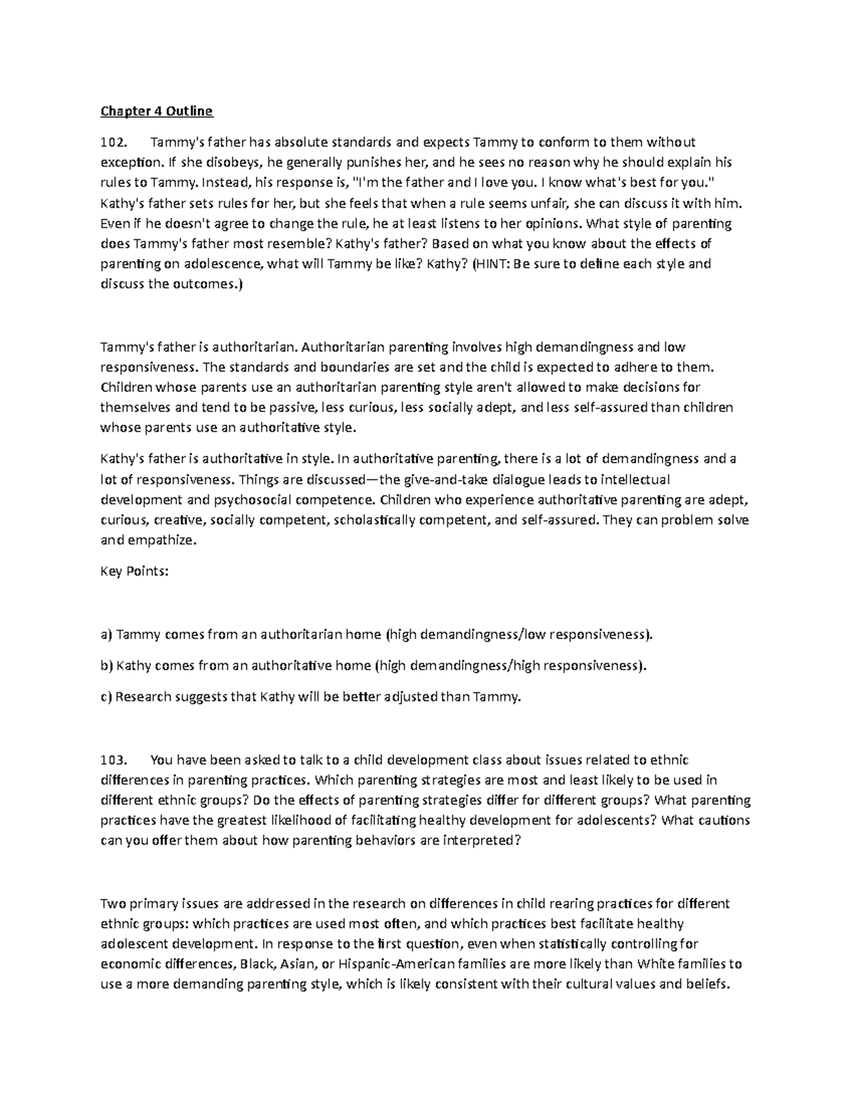 Outline Chapter 4 FCS 322 - Chapter 4 Outline Tammy's father has ...