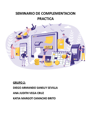 seminario de complementación práctica - 102022 - SENATI - Studocu