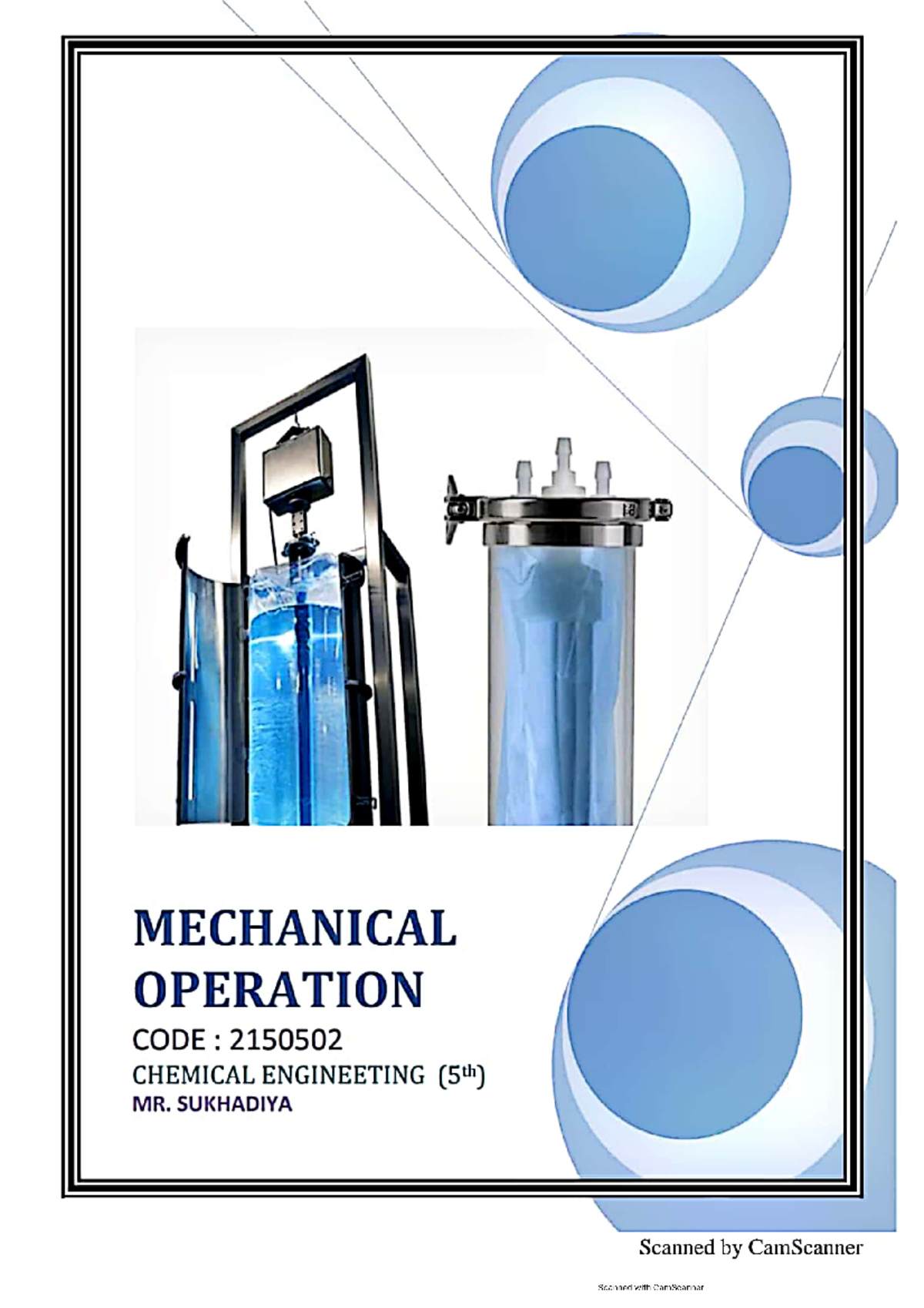 MO Notes - For mechanical Operation in chemical engineering ...