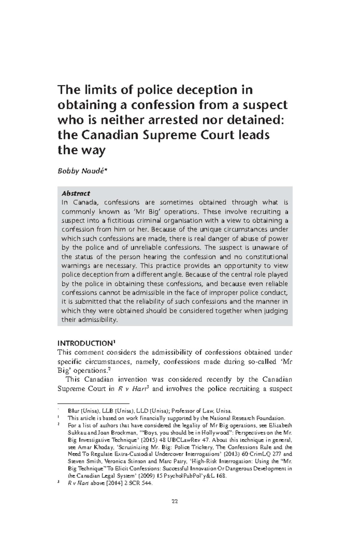 Ebothat,+Naude - Ebothat,+Naude - 22 The limits of police deception in ...