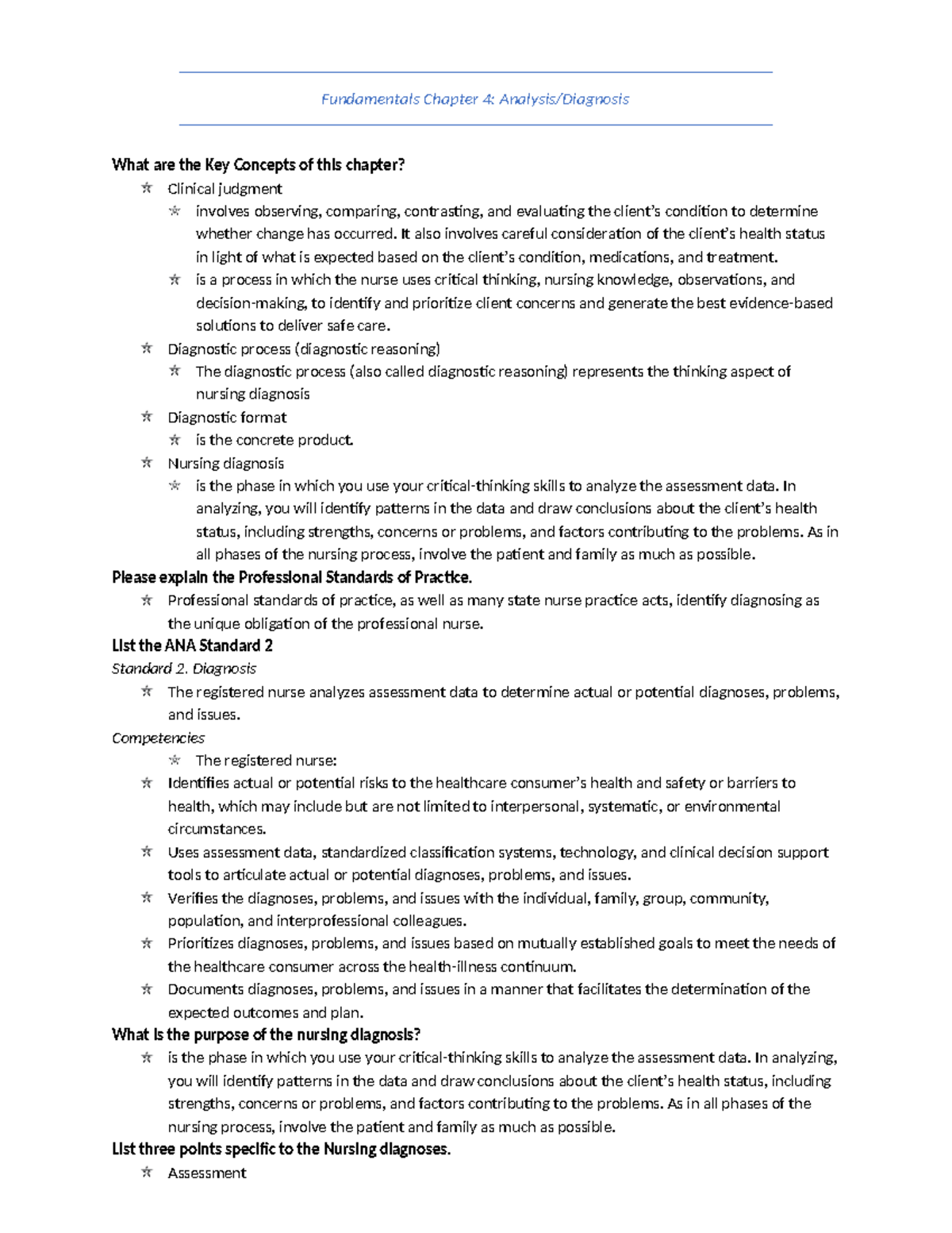 Module 4 Required Reading Guide - Fundamentals Chapter 4: Analysis ...