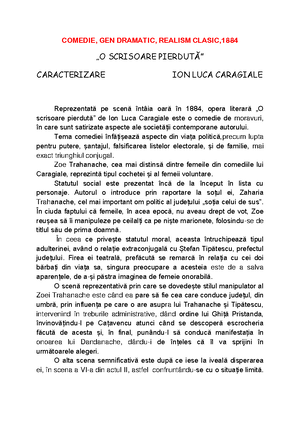 Relația dintre ideea poetică și mijloacele artistice - .. scrisă de ...