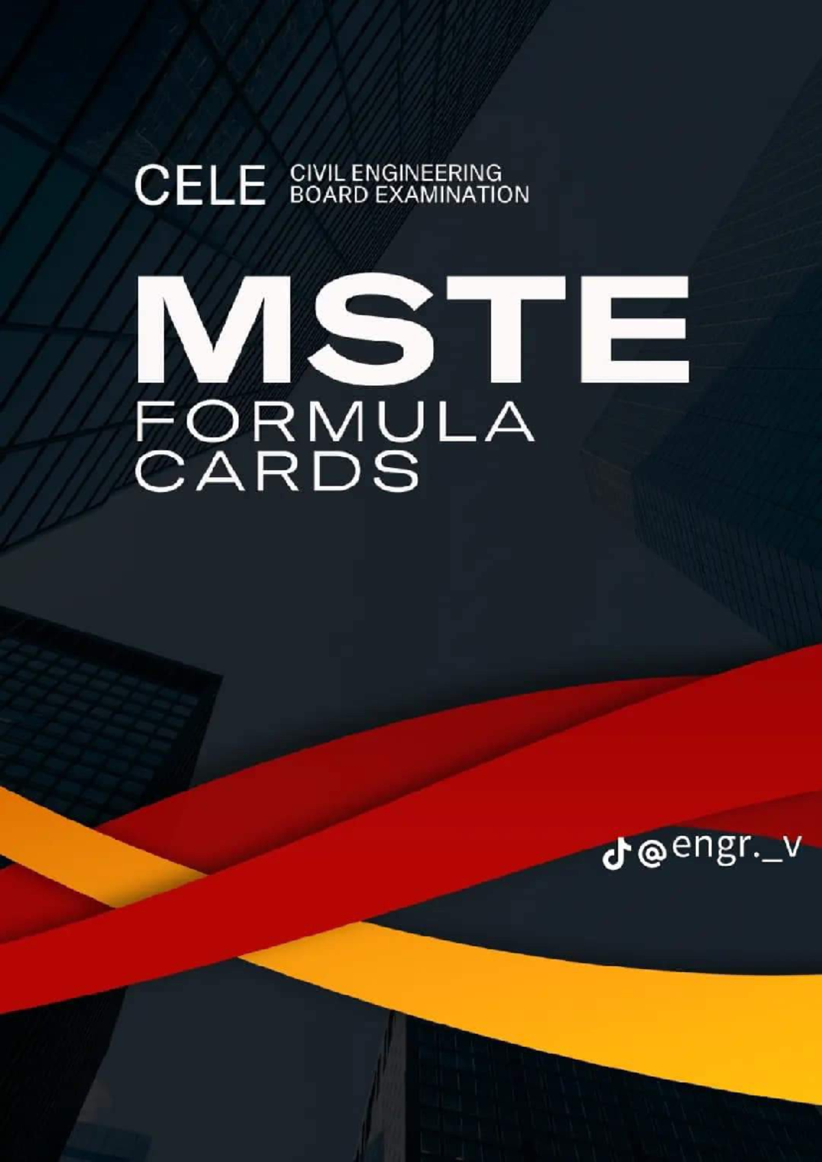 MSTE - God bless - CELE CIVIL ENGINEERING BOARD EXAMINATION MSTE ...