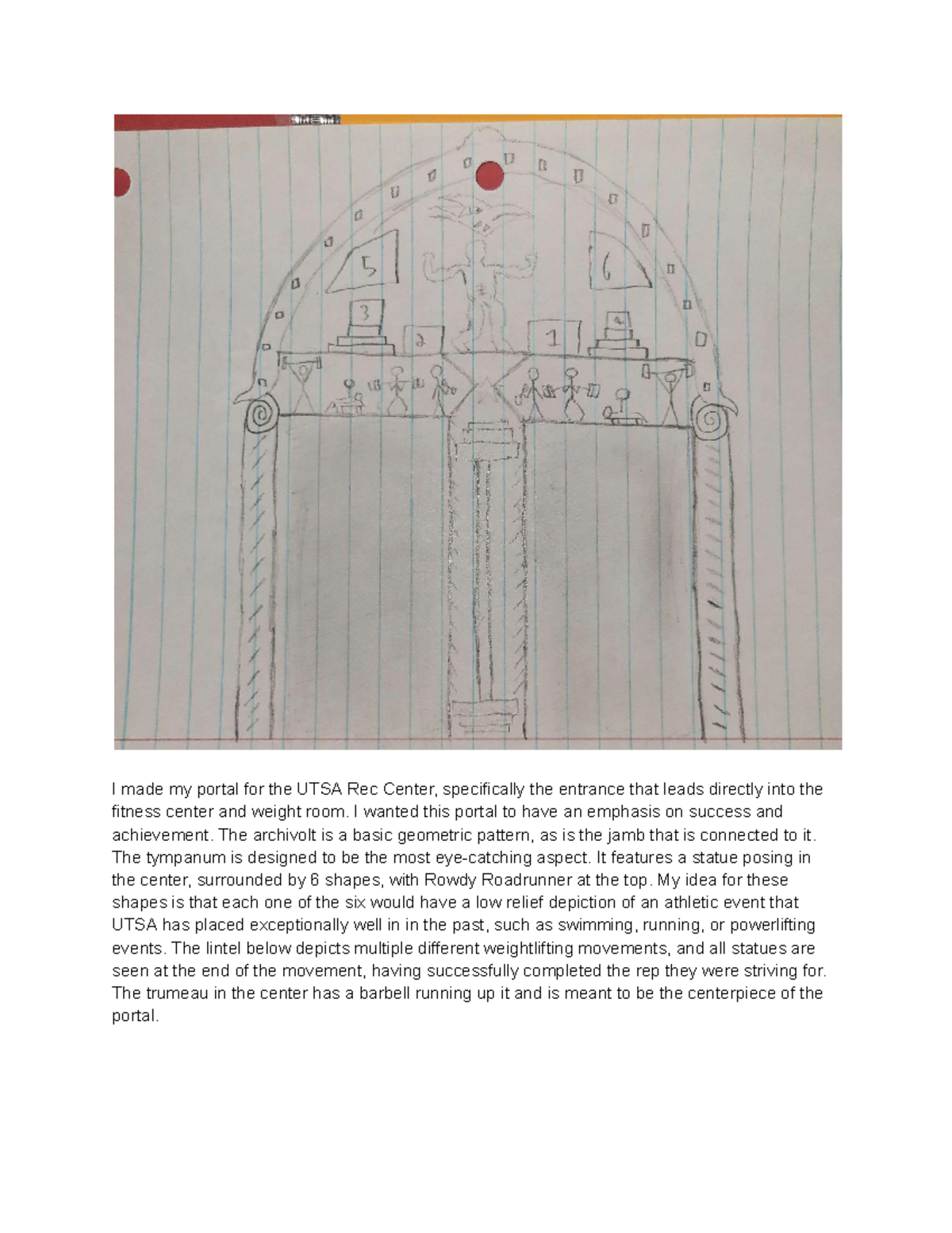 Portal Discussion writing - I made my portal for the UTSA Rec Center ...